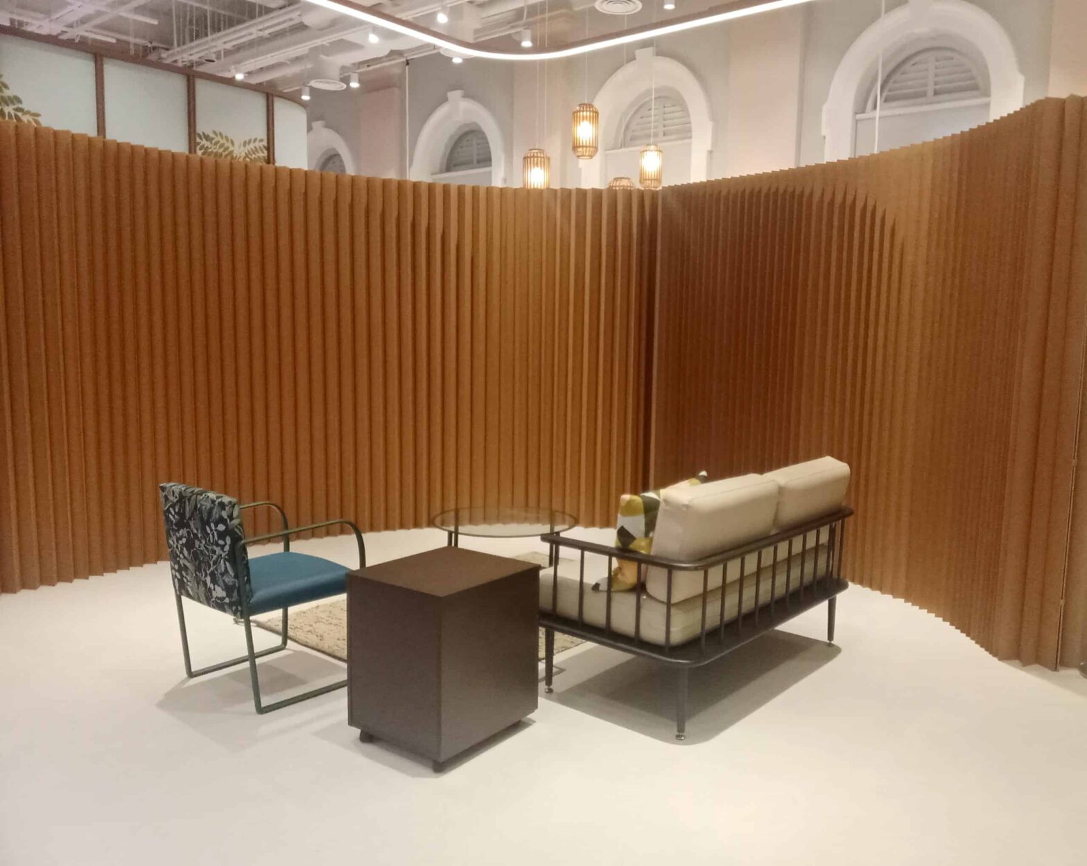 Kraft Wall Partition Brown - Events Partner