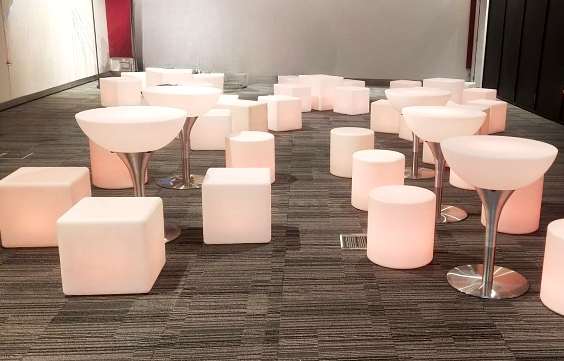 Illuminated Peak Table - Events Partner