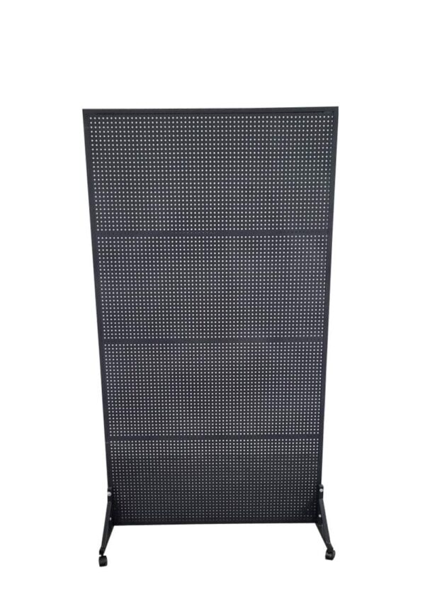 Peg Board Wall Partition Black - Events Partner