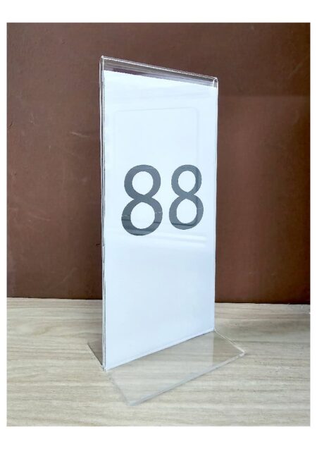 Acrylic Table Sign Stand - Events Partner
