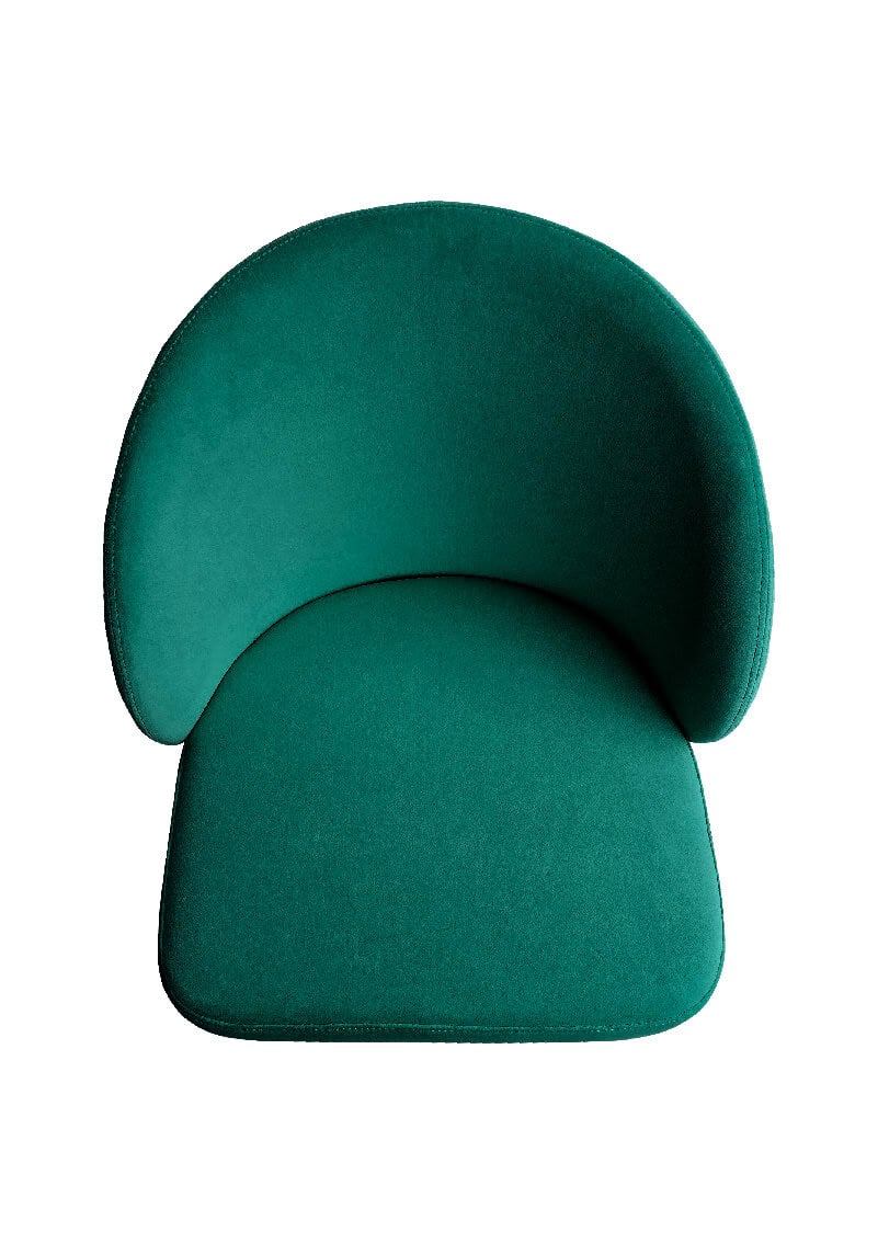 Alura™ Chair - Emerald Green - Silver Legs - Events Partner