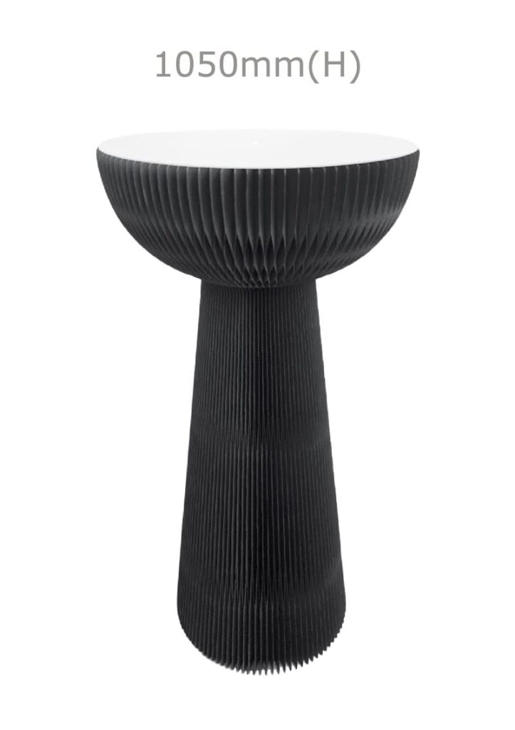 Kraft Bar Table Black - Events Partner