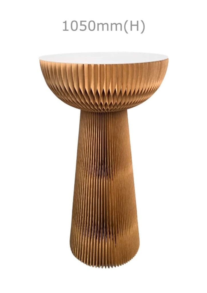 Kraft Bar Table Brown - Events Partner