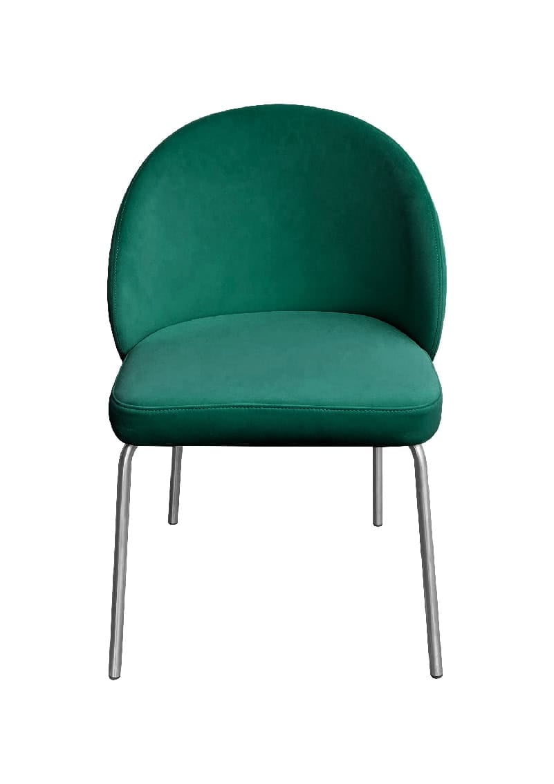 Alura™ Chair - Emerald Green - Silver Legs - Events Partner