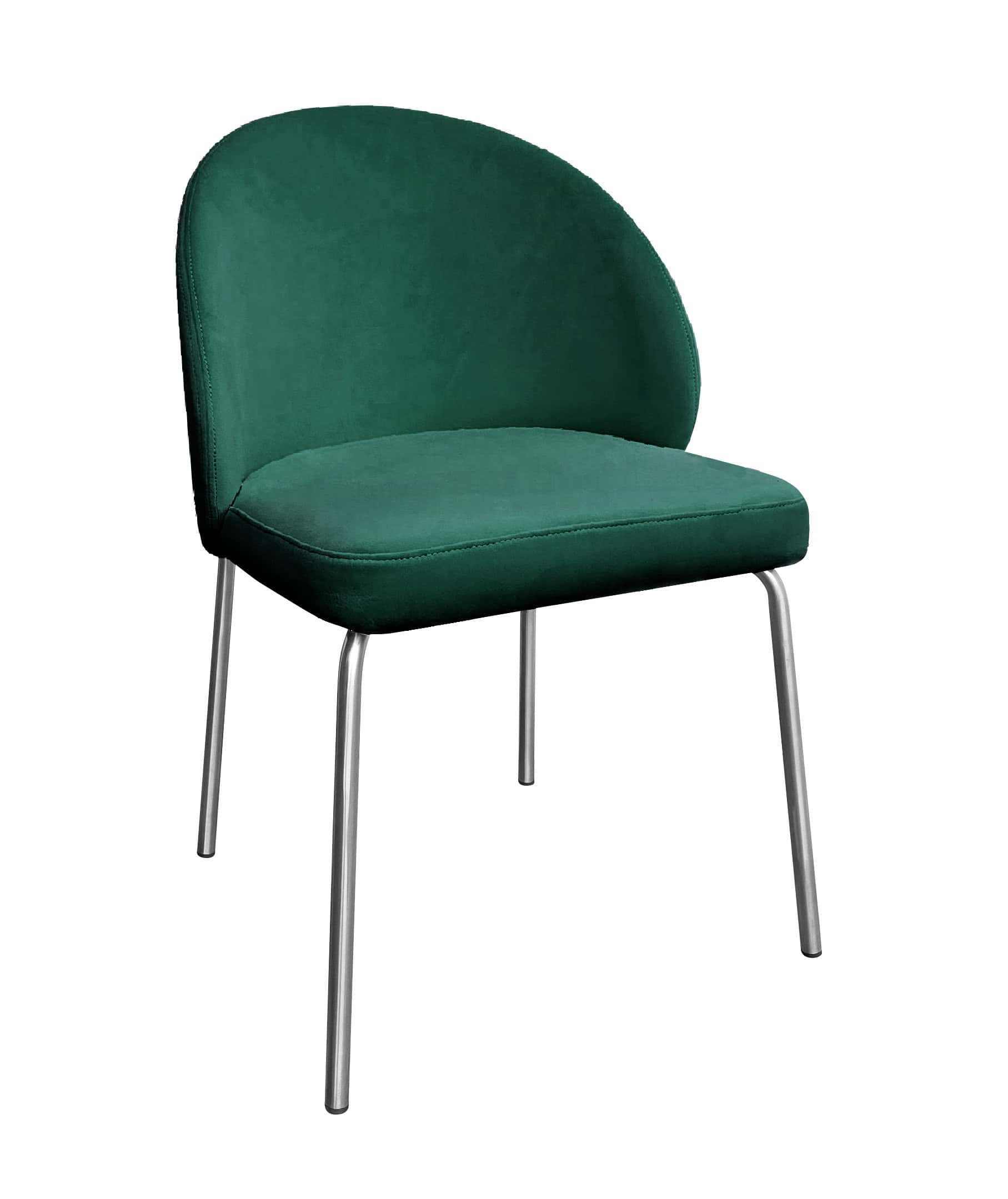 Alura™ Chair - Emerald Green - Silver Legs - Events Partner